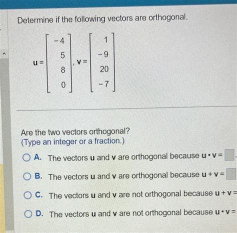 Solved Find A Unit Vector In The Direction Of The Vector Chegg Com