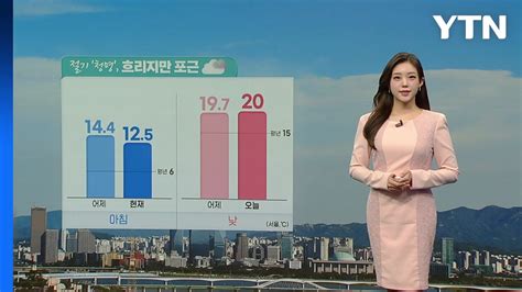 날씨 절기 청명 흐리지만 포근충남·남부 곳곳 약한 비 Ytn Youtube