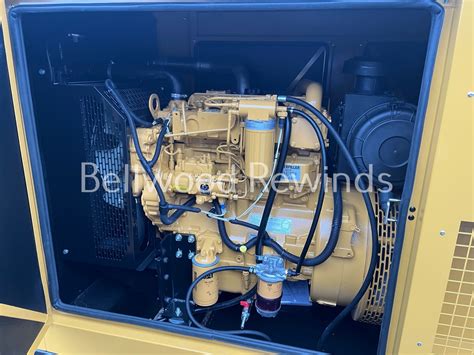 Cat 80kva Silenced Diesel Generator Bellwood Rewinds