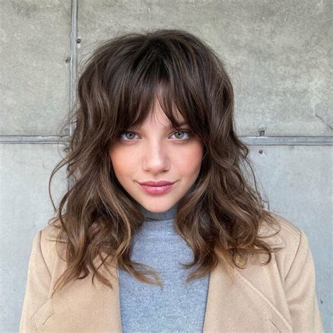 50 Ideas For Shag Haircut With Bangs For Women In 2022