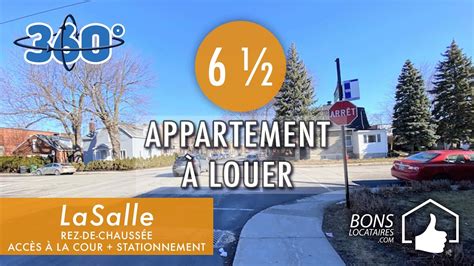 Appartement à louer Visite virtuelle Apartment Tour LaSalle 6 ½