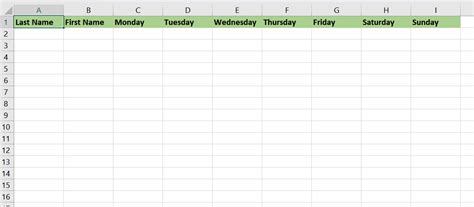 How To Make Employees Schedule In Excel Sheetaki