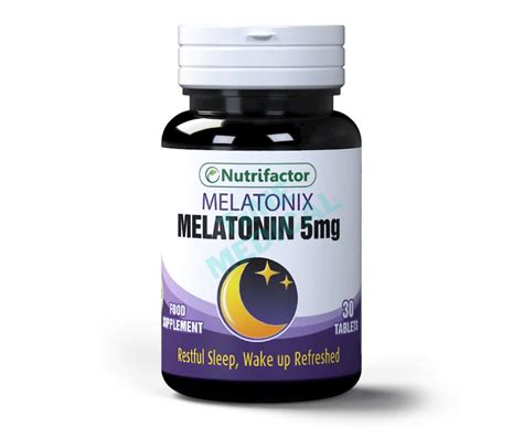 Nutrifactor Melatonix Melatonin 5mg Tab Time Medical
