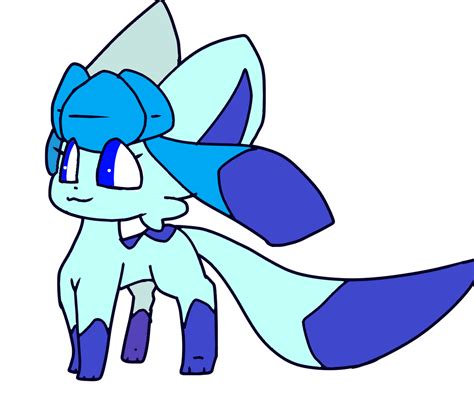 Chibi Glaceon By Frostyartsy On Deviantart