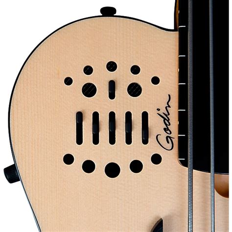 Godin A5 Ultra 5 String Fretless Acoustic Electric Bass Natural