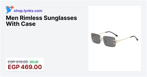Men Rimless Sunglasses With Case Lynks Shop Men Rimless Sunglasses With Case Lynks Shop