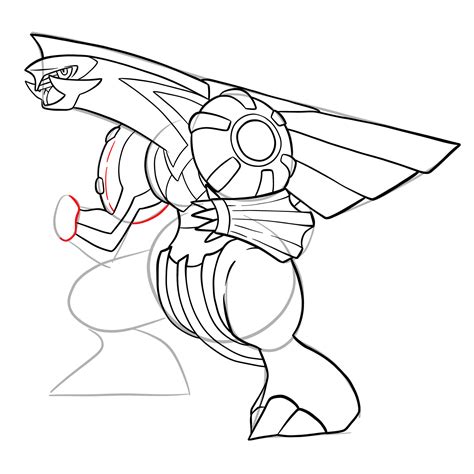 How To Draw Palkia Pokemon Sketchok Easy Drawing Guides