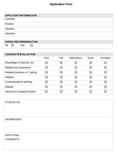 17 Sample Hr Application Forms And Templates Pdf Doc