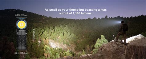 Olight Perun 2 Mini Headlamp 1100 Lumens Led Head