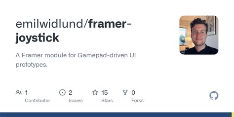 GitHub Emilwidlund Framer Joystick A Framer Module For Gamepad Driven UI Prototypes