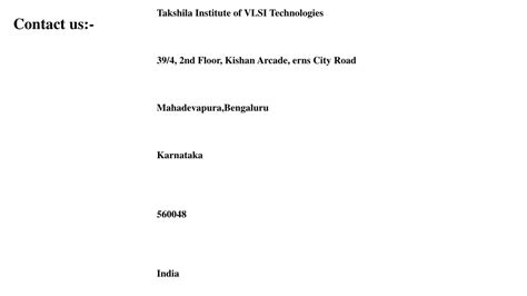 Ppt Physical Verification In Vlsi Takshila Powerpoint