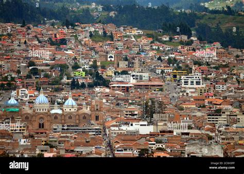 Cuenca Ecuador View From Mirador De Turi Stock Photo Alamy