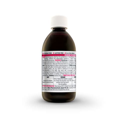 Difflam C Sore Throat Gargle Mouthwash Difflam