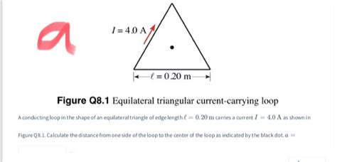 solved 4 0 a 0 20 m figure q8 1 equilateral triangular