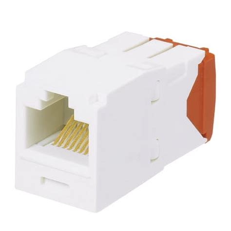 Panduit CJ5E88TGIW Mini Com Cat5e TX 5e Modular Jack International White Box Of 50 Walmart Com