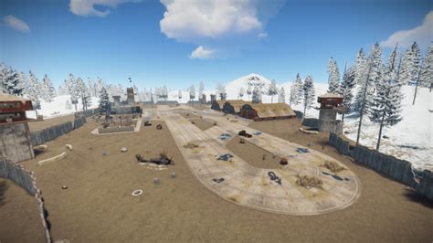 Аэродром в игре Раст как лутать РТ Rust Craft