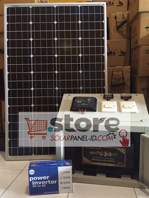 Jual Paket Panel Surya Shs 100wp Untuk Penerangan Rumah Solarpanel Id