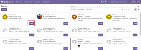 Odoo Badge Option For Employee Odoo Community Edition