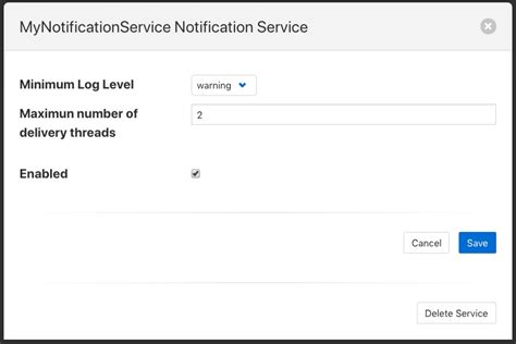 Notifications Service — Fledge Documentation