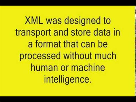 Full Form Of XML YouTube