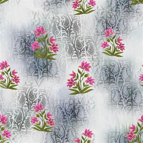 Mughal Pattern Geometric Background Stock Illustration Illustration