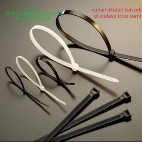 Jual Kabel Ties Ukuran Cm Body Besar X Sabuk Kabel Tali Serut Plastik Ikay