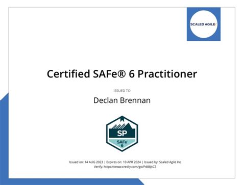 Declan Brennan On Linkedin Scaledagile Safe