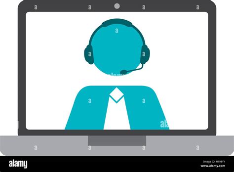 Call Center Operator Avatar Stock Vector Image And Art Alamy
