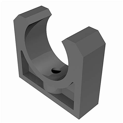 Clamp For Pvc U Pipes 3d Cad Download File