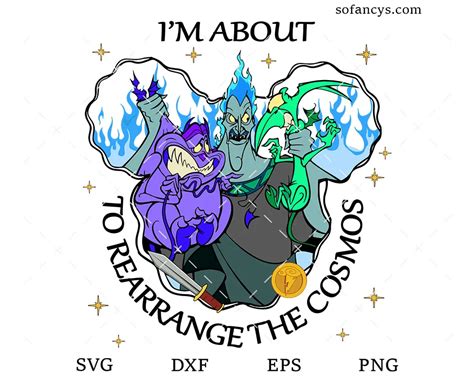 Disney Hercules Hades Svg Villain Rearrange The Cosmos File