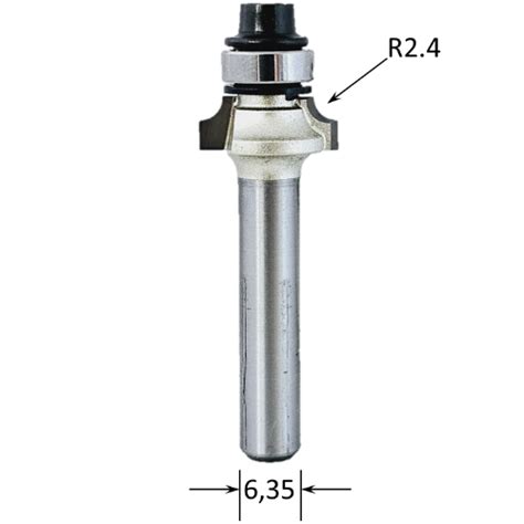 2 4mm Radius Rounding Over Router Bit Scanda