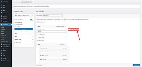 super floating and fly menu documentation hashthemes