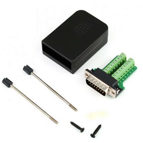 Conector Macho DB15 Con Tornillos
