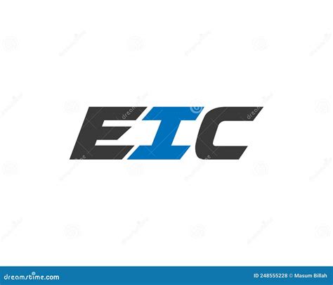 Creative Letter EIC Logo Design Concept Stock Vector Illustration Of Label Concept 248555228
