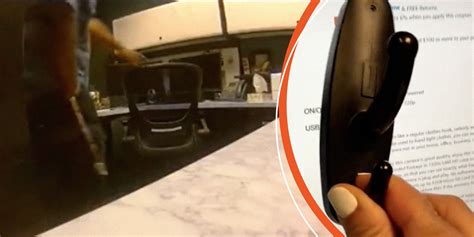 Woman Finds Camera Under Her Office Desk Sets Up Her Own Camera To