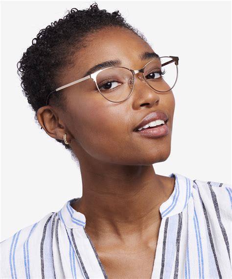 Sisi Cat Eye Rose Gold Glasses For Women Eyebuydirect Canada