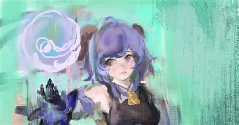落书き 甘雨 4oopのイラスト Pixiv