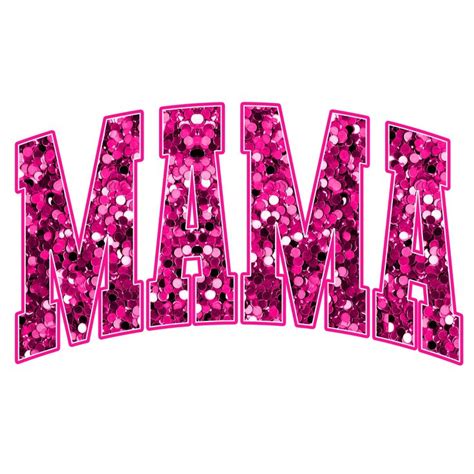 Mama Sparkly Faux Sequin Valentines Day Png Sublimation Mama Faux