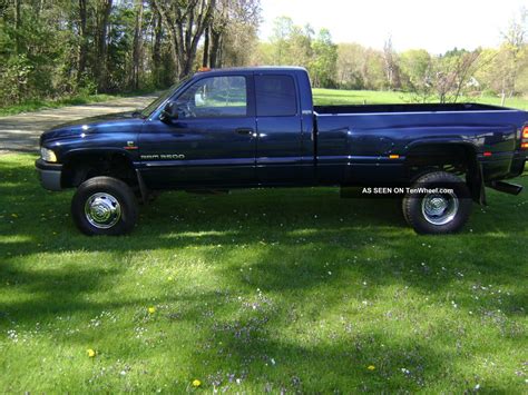 2001 Dodge Ram 3500 Dually Quad Cab 5 9l Cummins Diesel 4x4 6spd