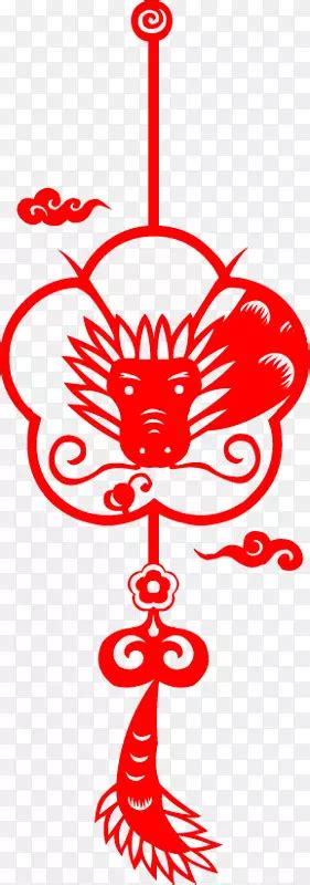 红色手绘的新年挂饰PNG图片素材下载 图片编号yzvrbgny 免抠素材网