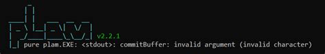 Commitbuffer Invalid Argument Invalid Character · Issue 793