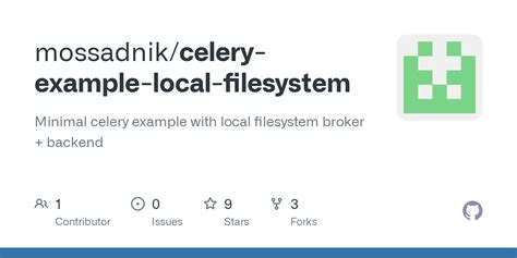 GitHub Mossadnik Celery Example Local Filesystem Minimal Celery Example With Local Filesystem