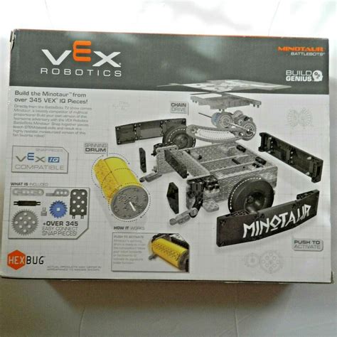 Hexbug Robotics Minotaur Battlebots Construct Stem Starter 2057793278