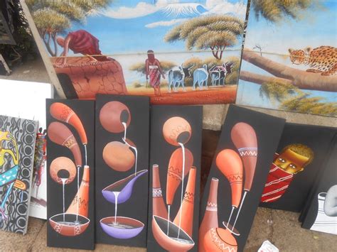Expresses The Unique Kenyan Culture Through Art Work