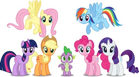 Mlp Mane 6 Vector