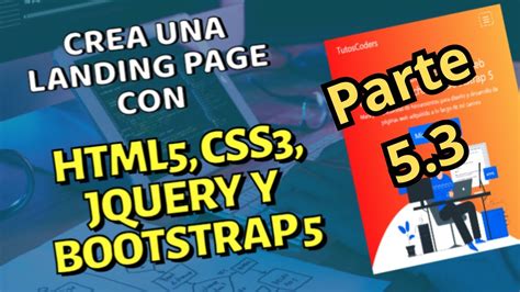 Crea Una Landing Page Con Html5 Css3 Jquery Y Bootstrap 5 Parte 53