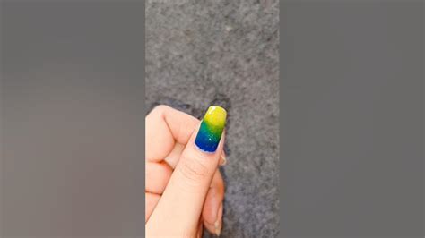 Easy Ombre Nail Art Tutorial Naildesign Nailart Easynailart Shorts