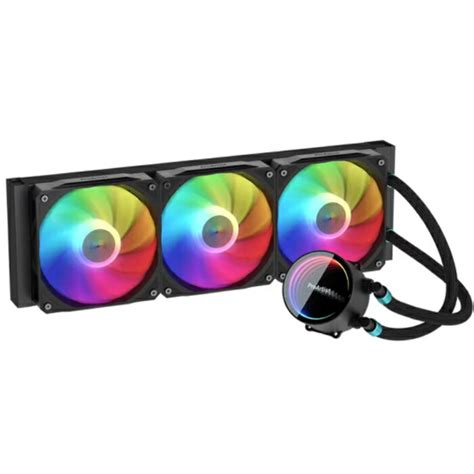 【楽天市場】【ea5黒】cpuクーラー Cpu冷却ファン 白 簡易水冷 360mm Ledライト Rgb 光る 静音 水冷ファン Argb