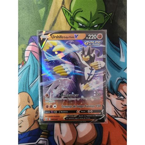 Carta Pokemon Urshifu Golpe Fluido V Shopee Brasil