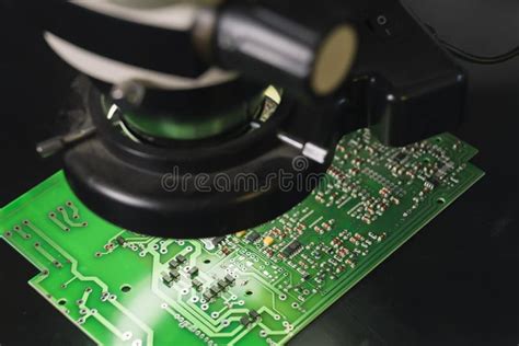 Repair Process Of Modern Electronics Specialistic Equipment Used To